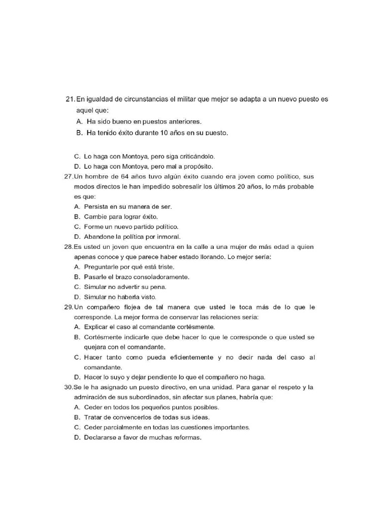 Test de Moss | PDF