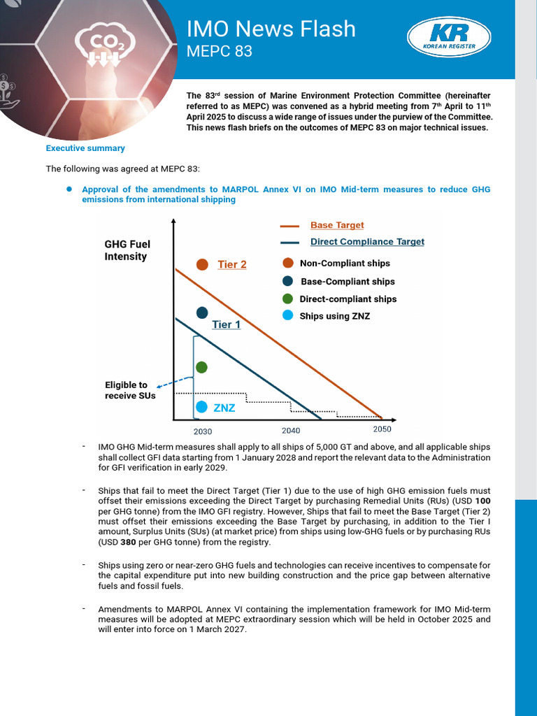 Imo News Flash (E) Mepc 83 | PDF | Life Cycle Assessment | Emission ...