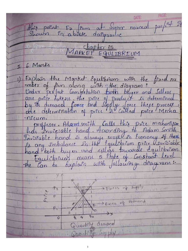 Economics 5th Chapter (Part A) | PDF