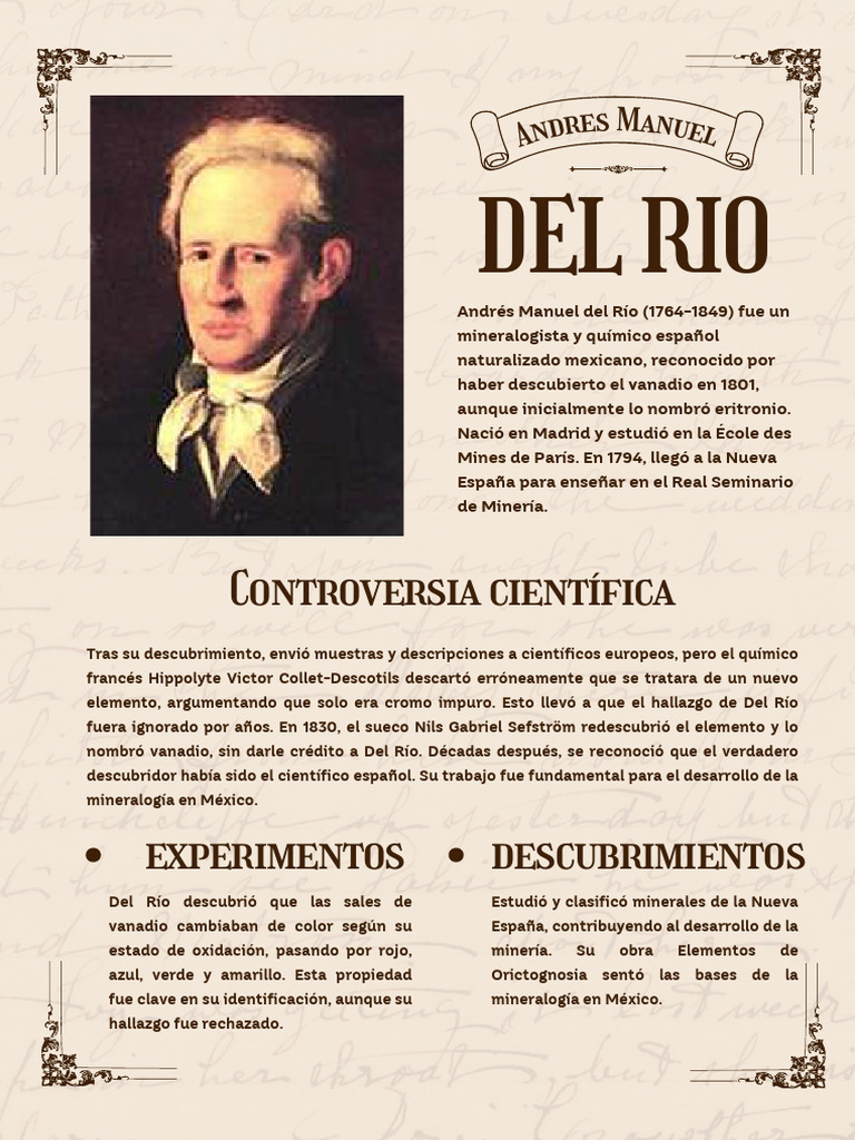 Andrés Manuel Del Río | PDF