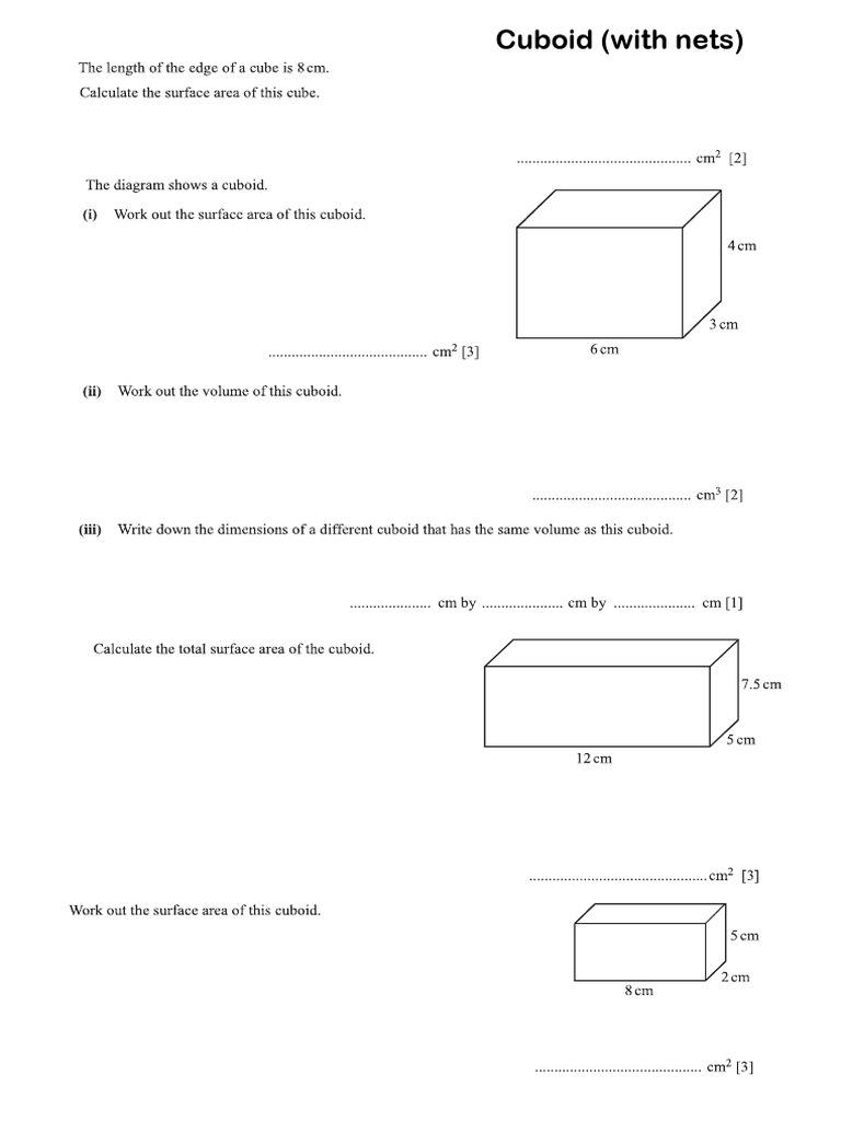 Cuboid | PDF