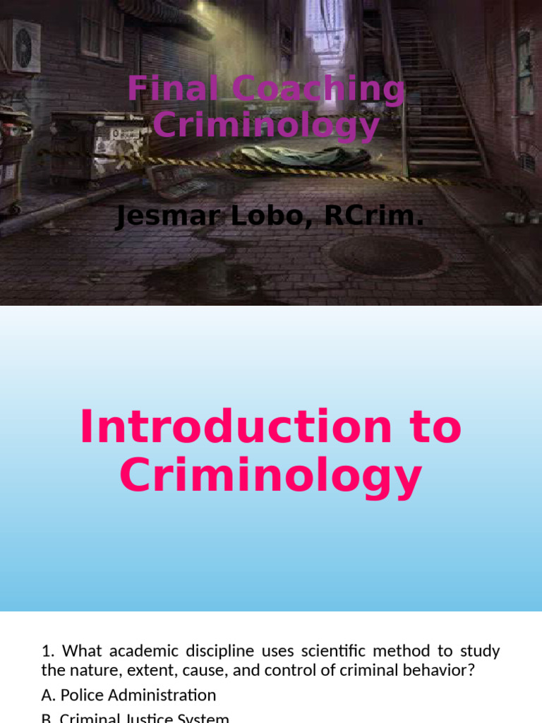 Crim FC | PDF | Crimes | Crime & Violence