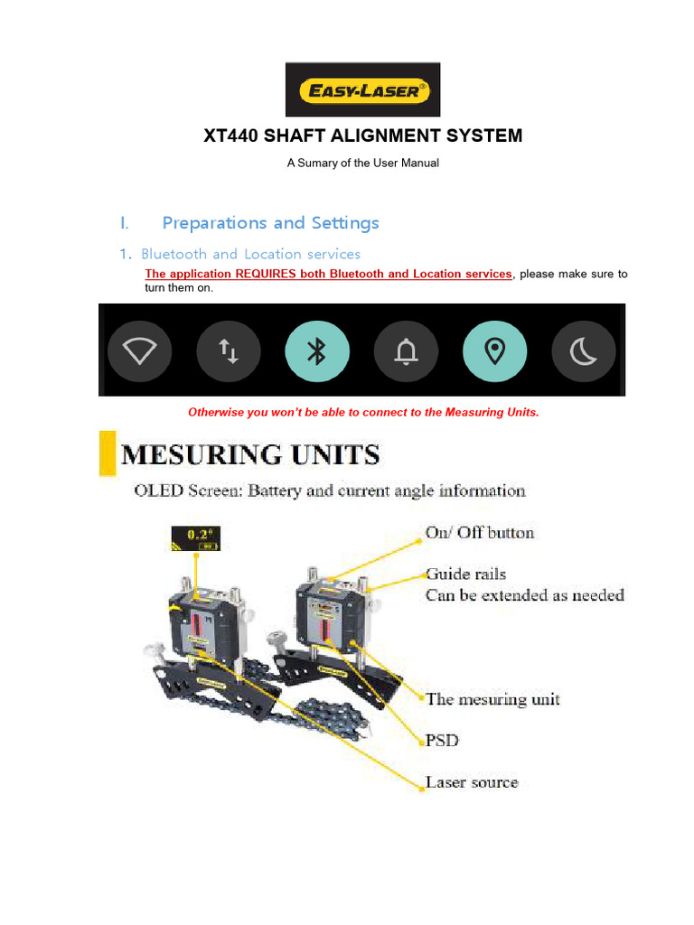 Using the XT440 for Shaft Alignment | PDF