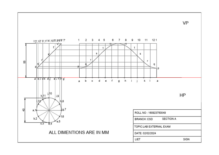 Lab External Exam Details 2024 | PDF
