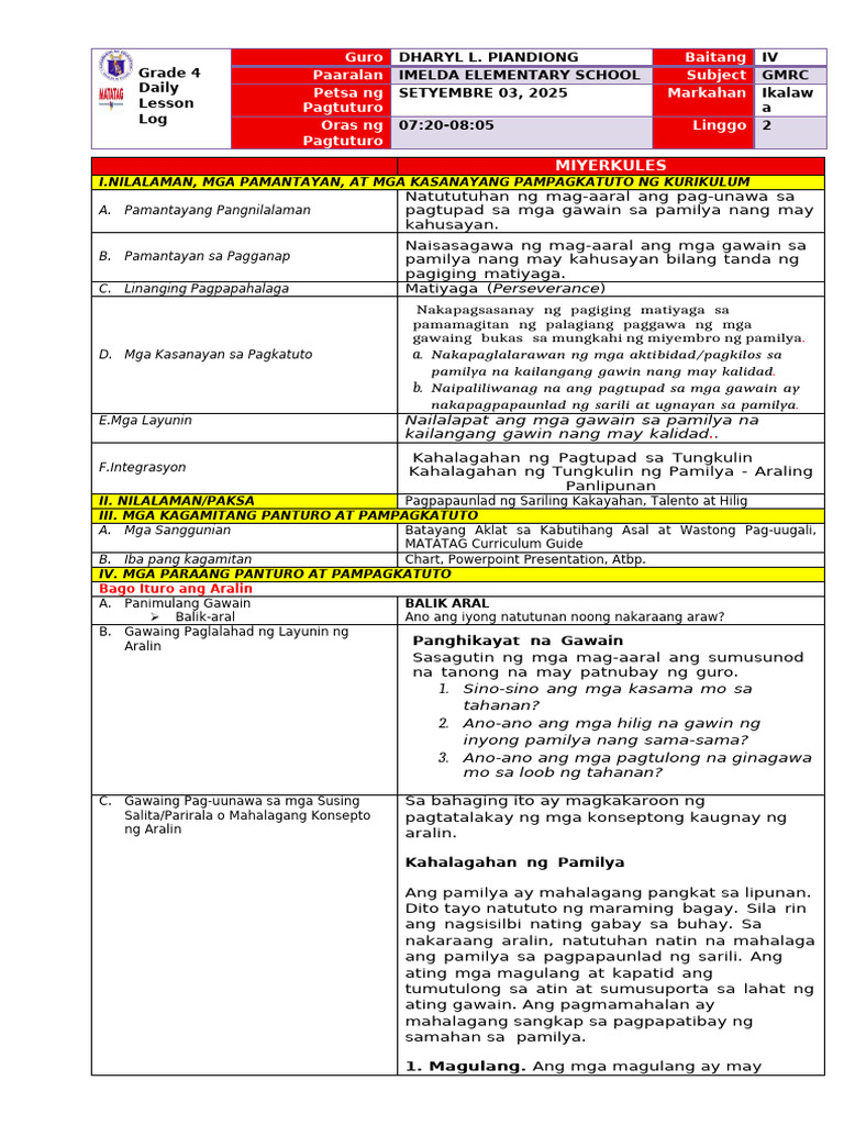 GMRC DLP Thurs | PDF