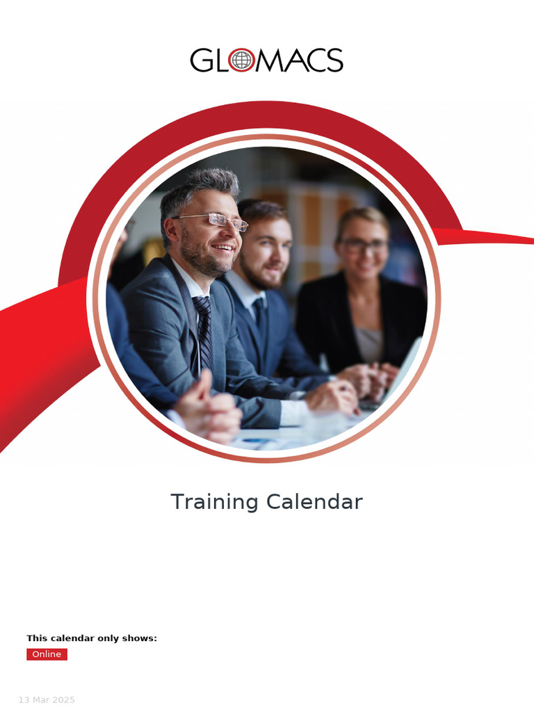 Glomacs Training Consultancy Training Plan 10719 | PDF | Natural Gas ...