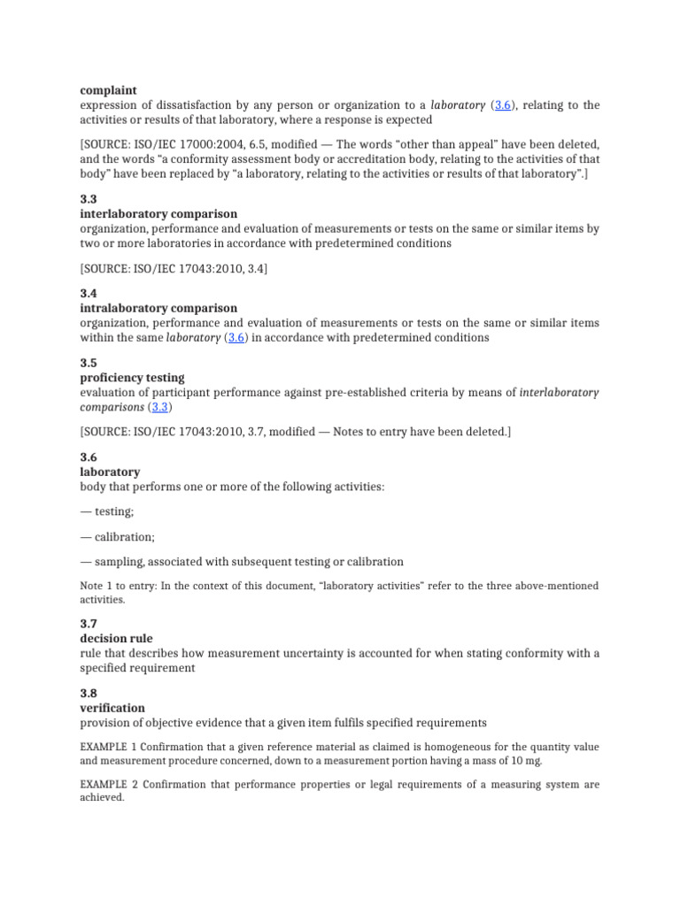 Complaint Iso 17025 | PDF