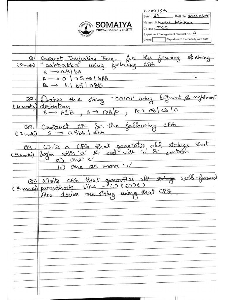 TOC Tut Ass4 A3 | PDF