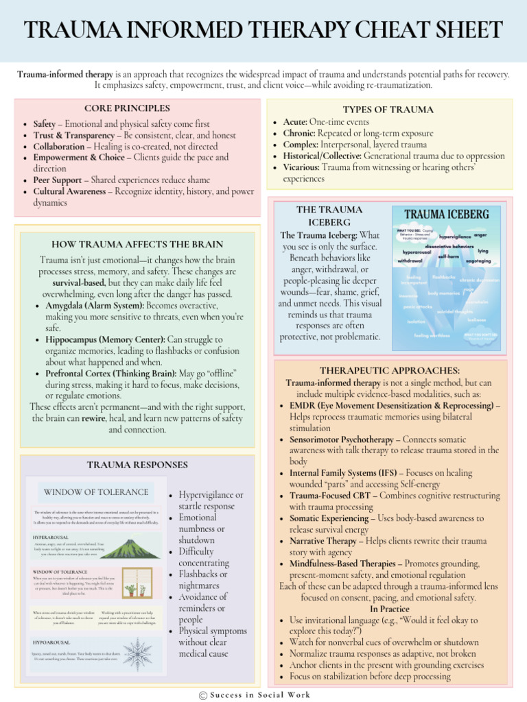 Trauma-Informed Care Overview | PDF | Psychological Trauma | Eye ...