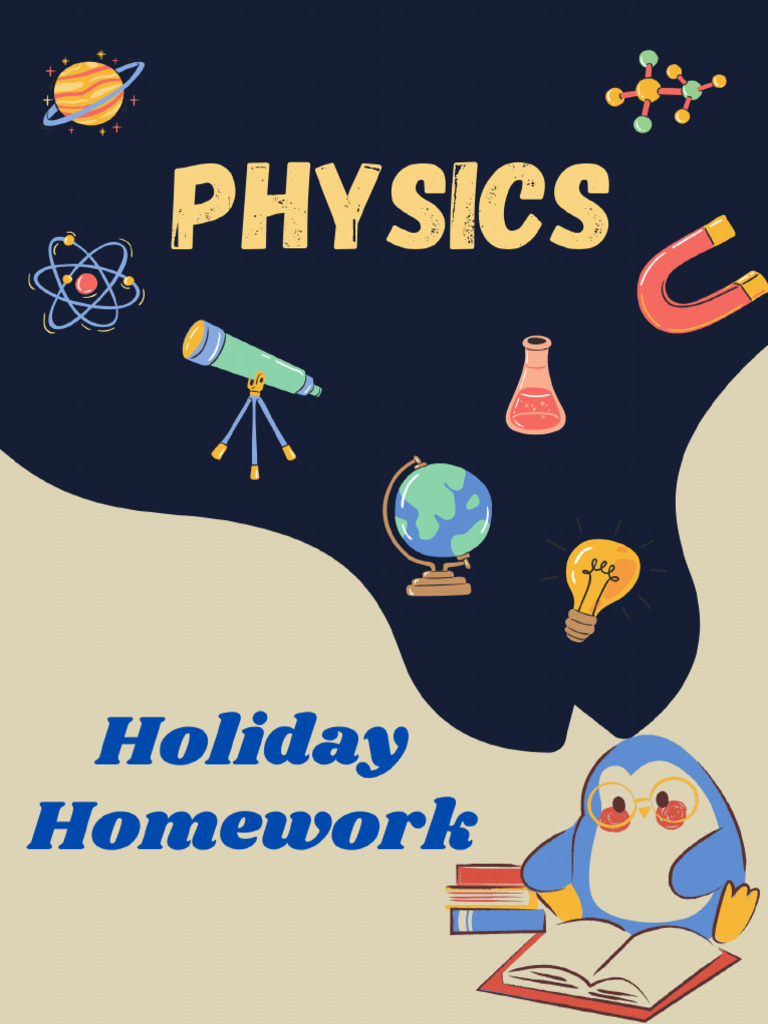 X Physics Holiday Homework 2025-26 | PDF | Mirror | Electromagnetic ...