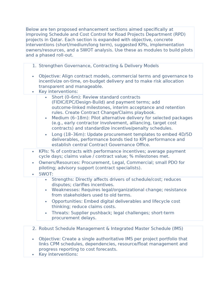 Below Are Ten Proposed Enhancement Sections Aimed Specifically at ...