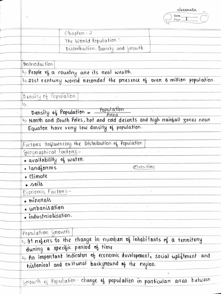 NCERT Geography Class 12 A Summary | PDF