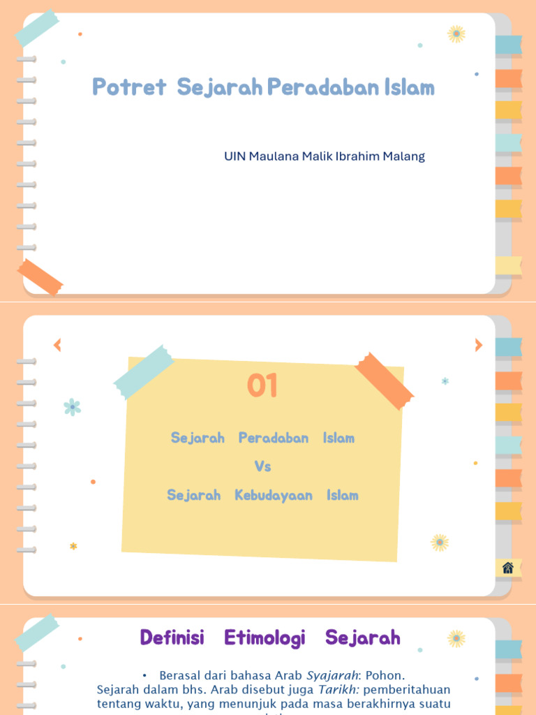 Sejarah Peradaban Islam: Definisi dan Metode | PDF