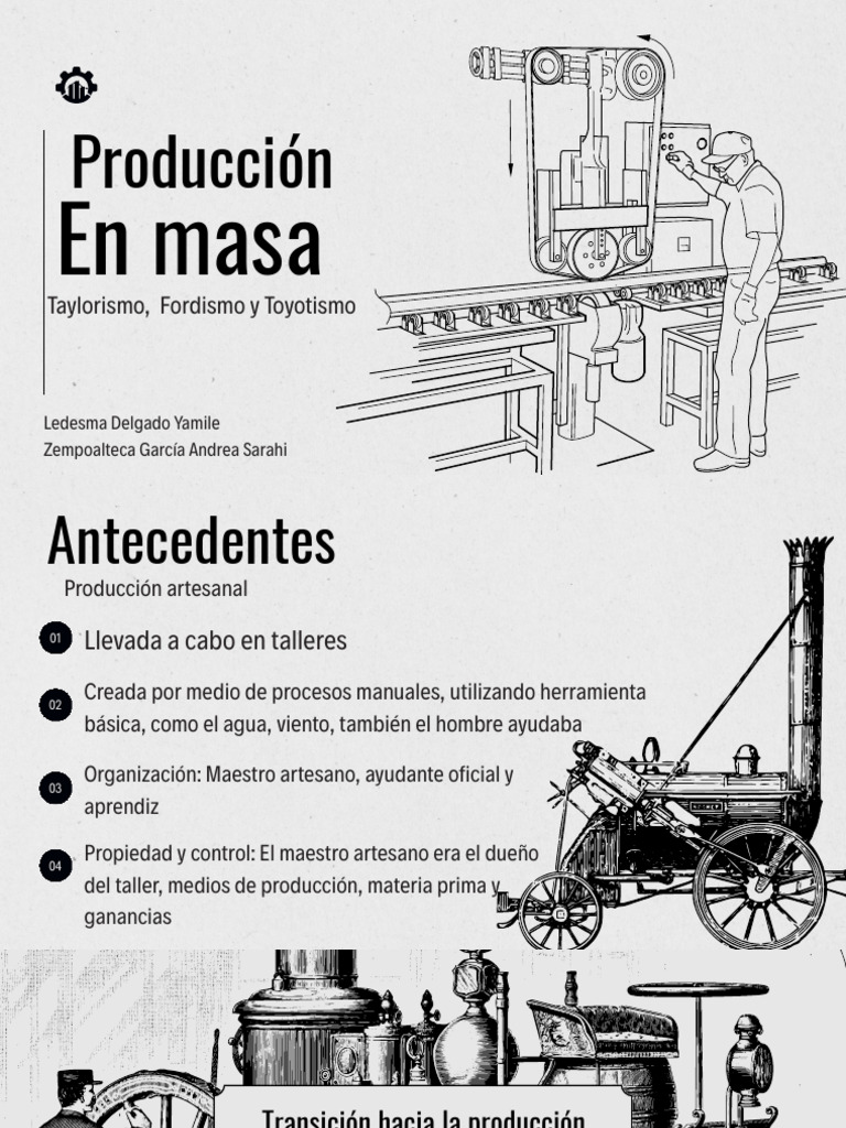 Evolución de la Producción: Artesanal a Masiva | PDF | Producción en ...