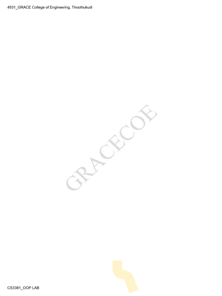 4931 - GRACE College of Engineering, Thoothukudi | PDF