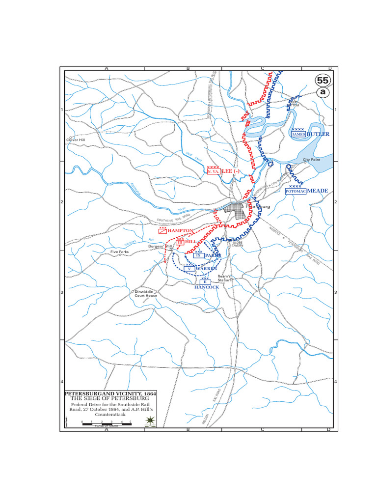Federal Drive For The Southside Railroad, 27 October 1864 | PDF ...