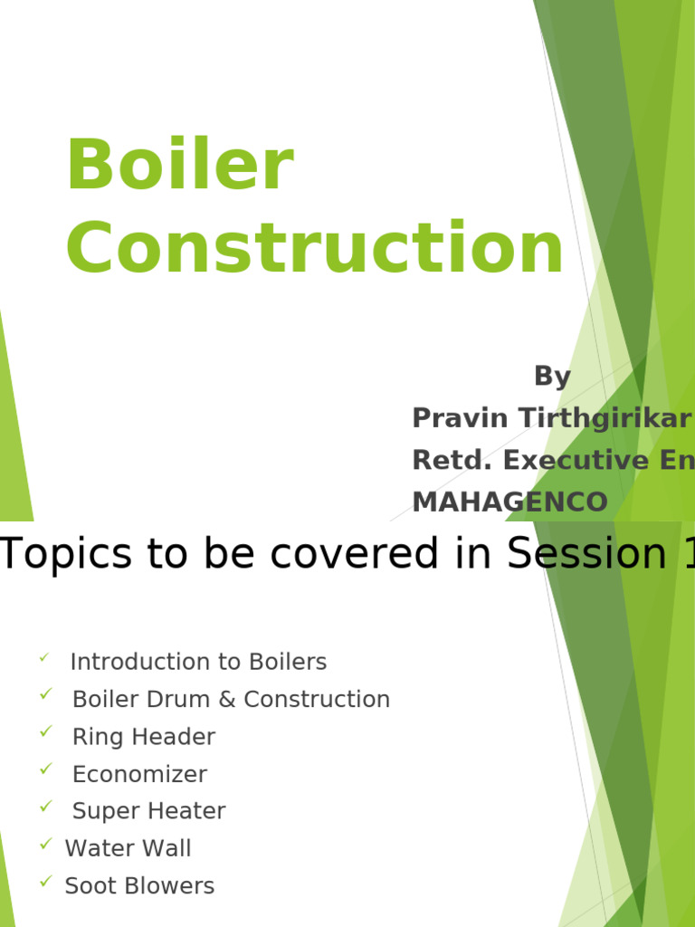 Boiler Construction | PDF | Boiler | Energy Conversion