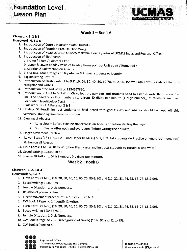 Ucmas Rules | PDF