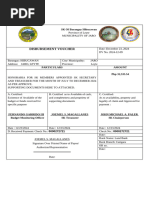 SK Disbursement Voucher Template | PDF | Payments | Economies