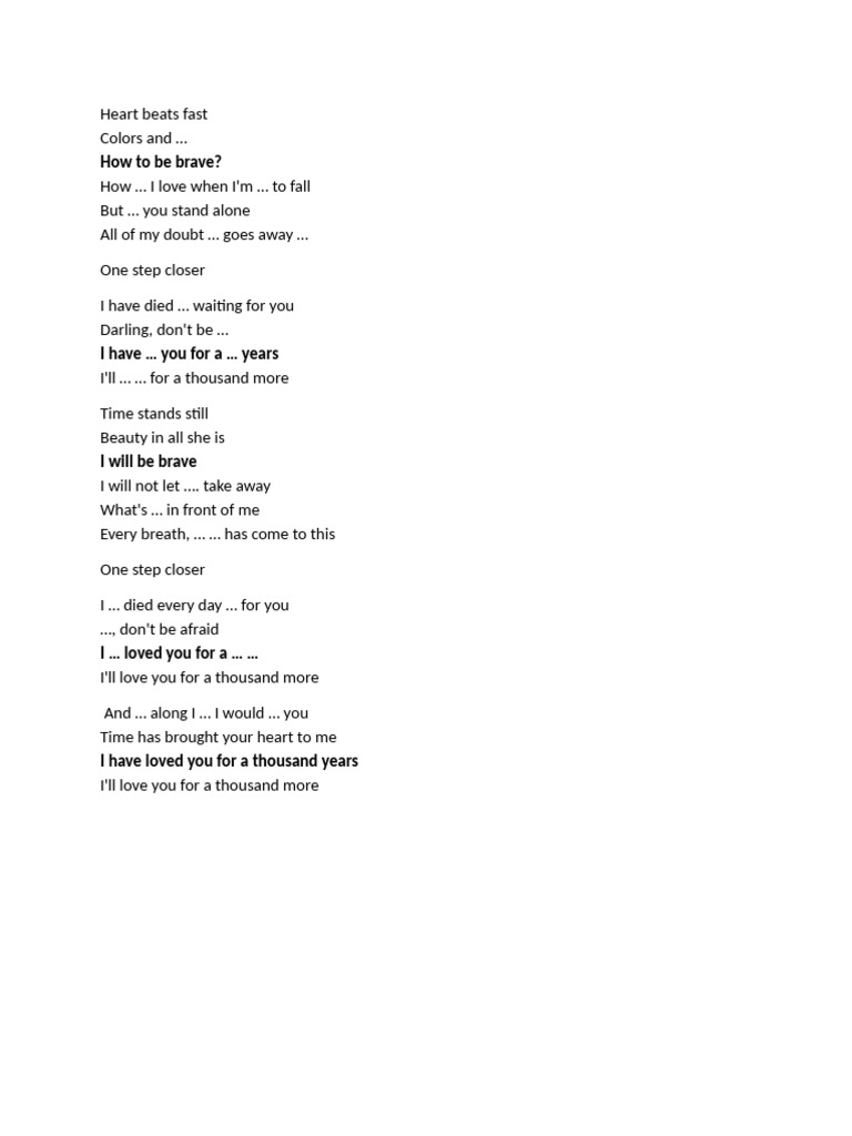 Heart Beats Fast | PDF