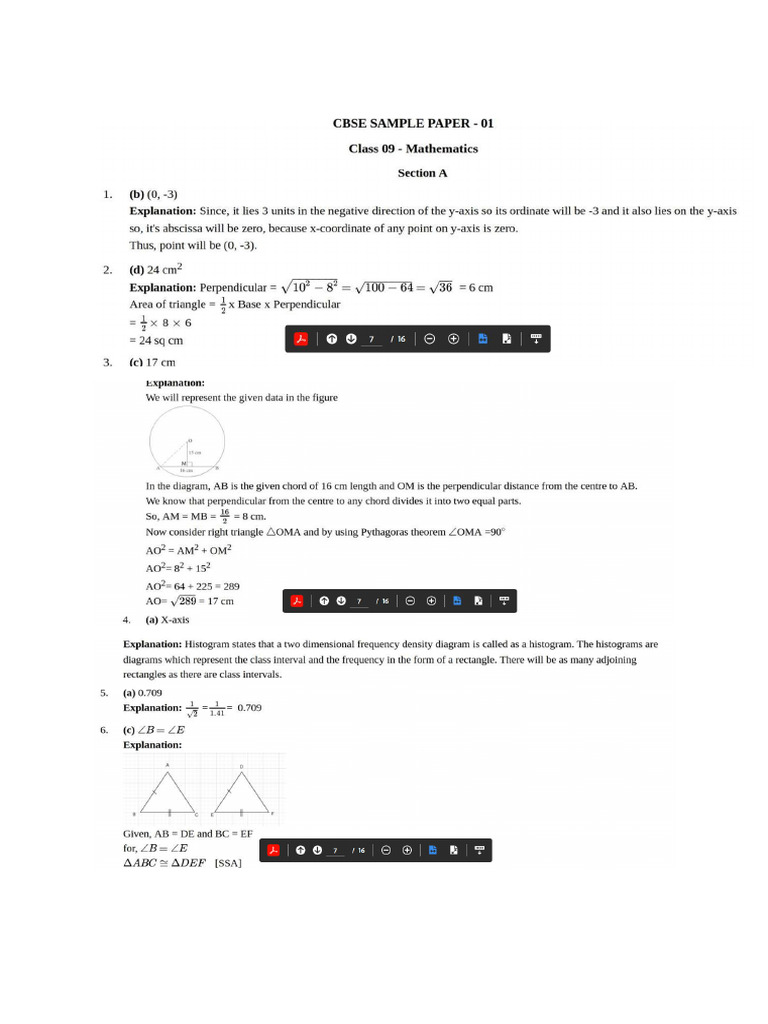 9 - Paper 1-Soln - 2023 | PDF