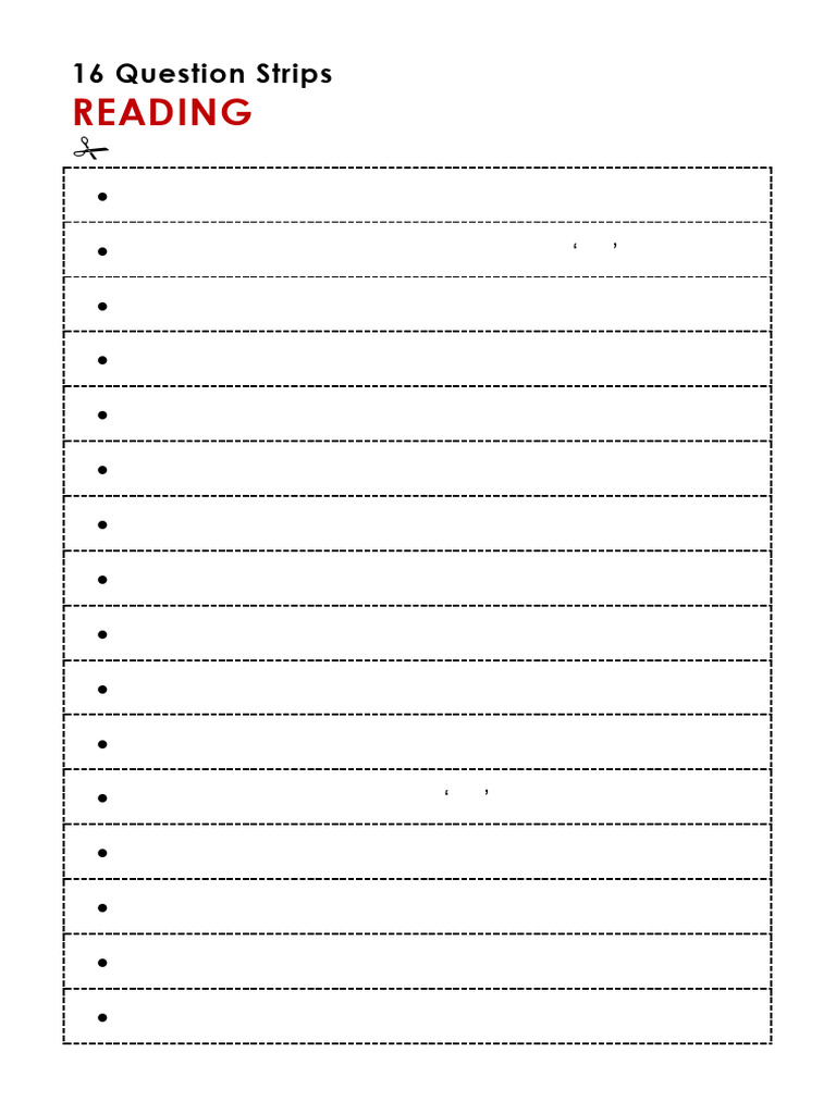 16 Reading Questions for Class Discussion | PDF | Books | Vocabulary