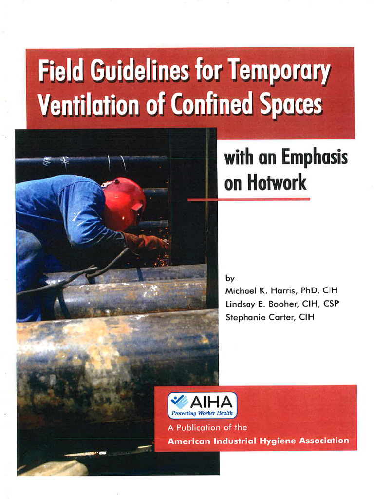 CSE - Field Guidelines For Temporary Ventilation of Confined Space | PDF
