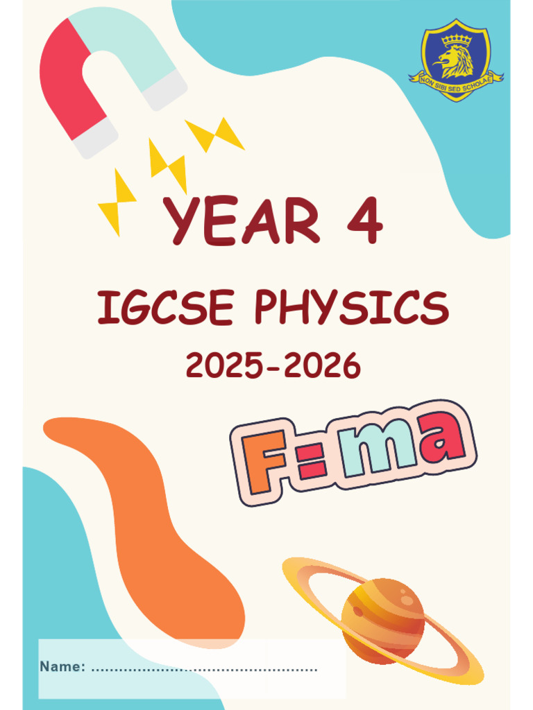 Year 4 IGCSE Physics Study Guide | PDF | Electromagnetic Radiation | Waves