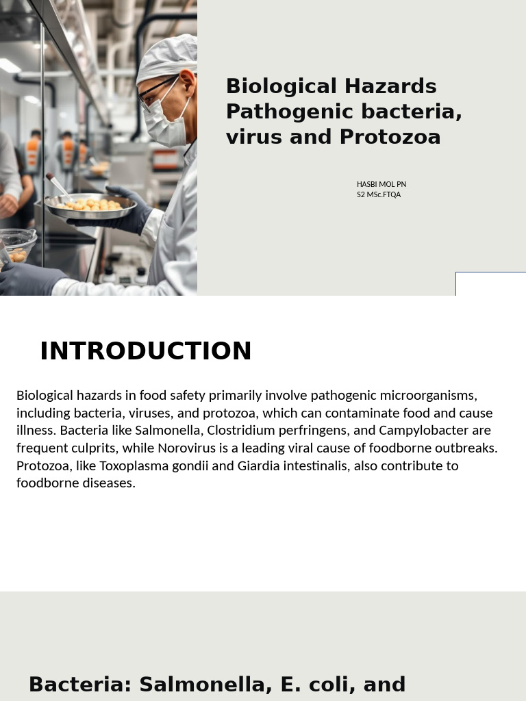 Biological Hazards | PDF | Foodborne Illness | Pathogen