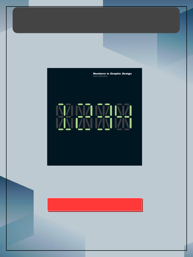 Numbers in Graphic Design 1st Edition Roger Fawcett-Tang Full Chapters ...