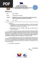 PNP Physical Fitness Test Form 2025 | PDF