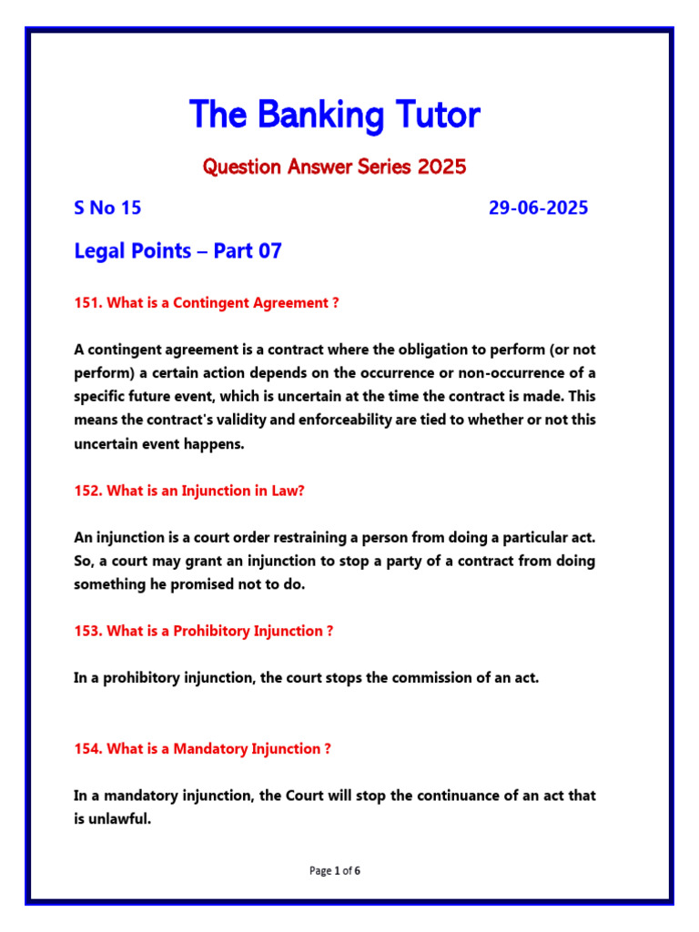 Legal Concepts in Banking 2025 | PDF | Mortgage Law | Foreclosure