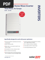 SolarEdge SE25K/SE30K/SE33.3K Inverter Specs | PDF | Power Inverter ...