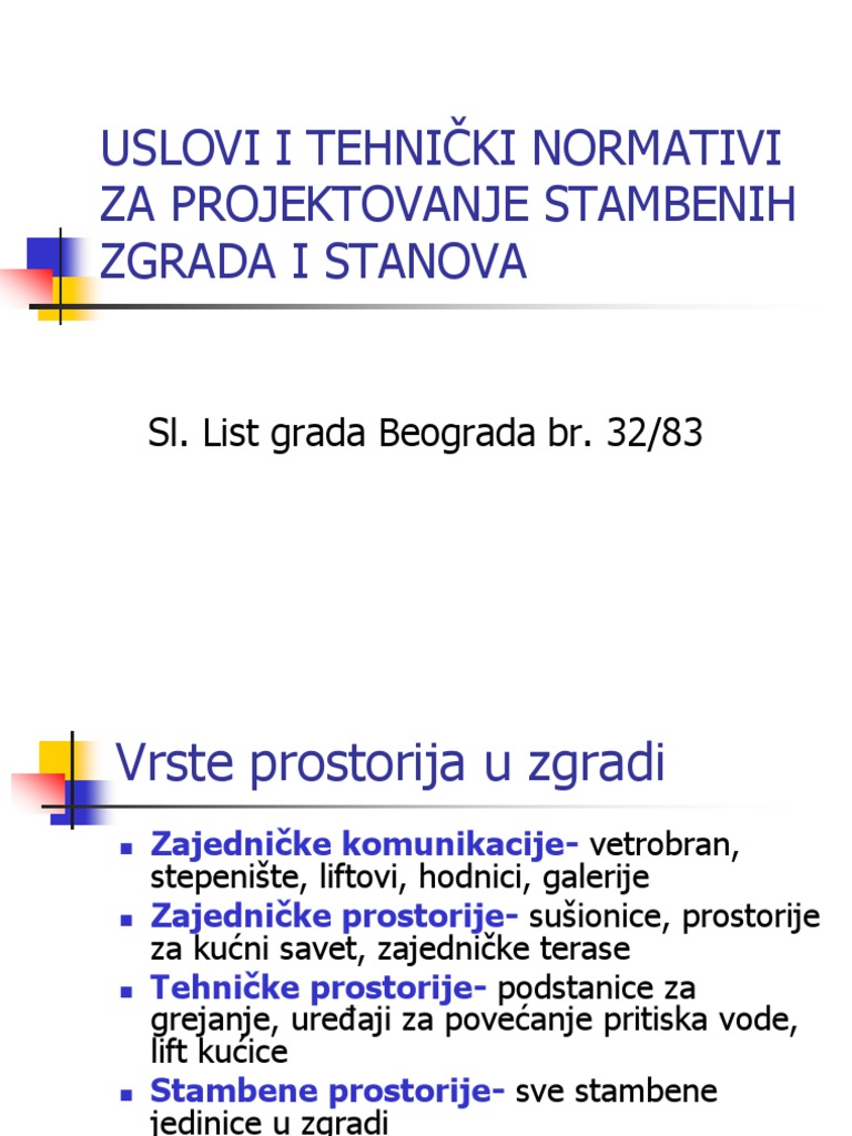 Standardi Za Gradnju | PDF