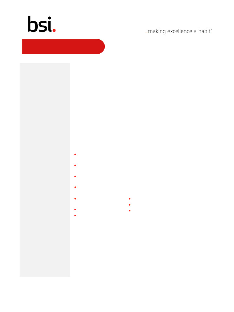BSI - Post-Market Surveillance and Vigilance - 23.03.15 | PDF | Medical ...