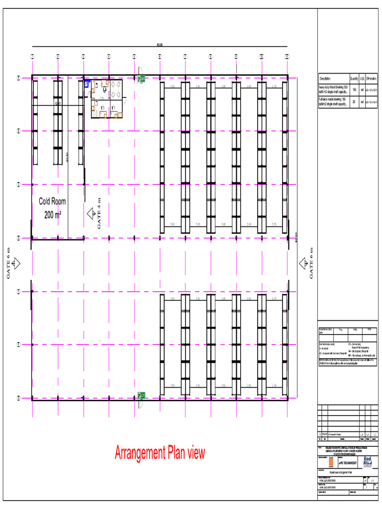 Warehouse Arrangement Plan | PDF