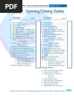 Receptionist Checklist | PDF