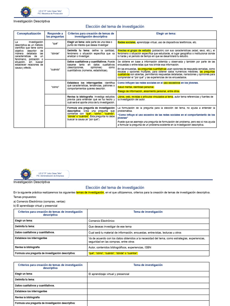 Act03 - Nombre Del Tema, Criterios | PDF | Datos | Investigación cuantitativa