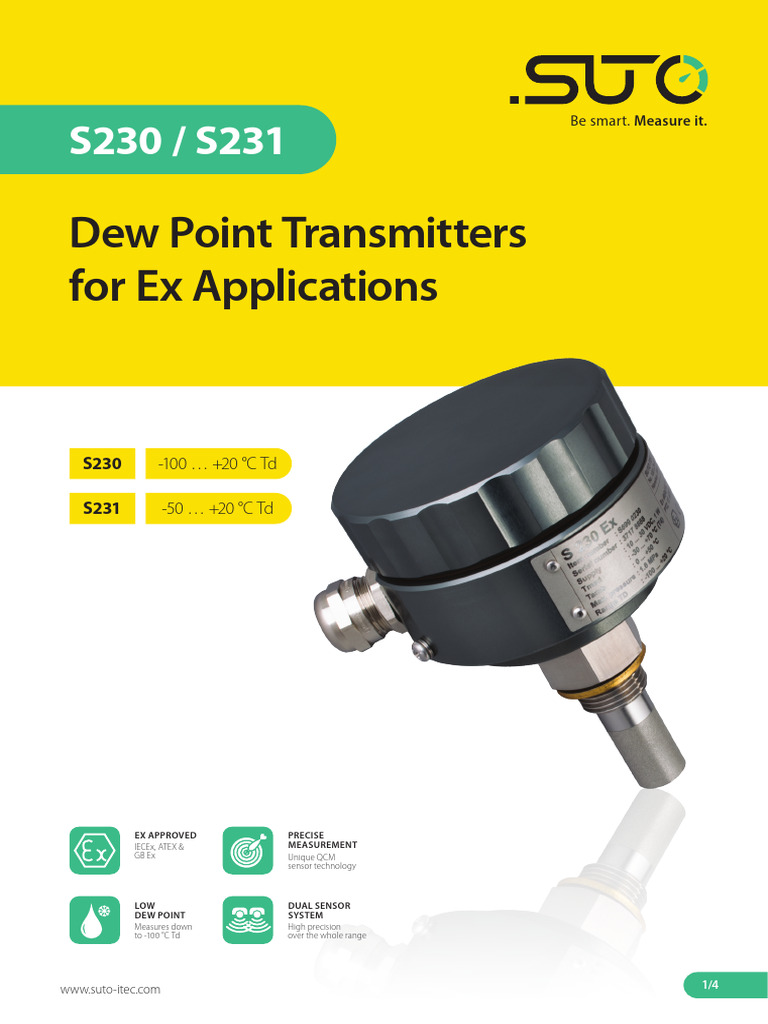 SUTO_S230-S231_EN_24-1 | PDF | Sensor | Electronics