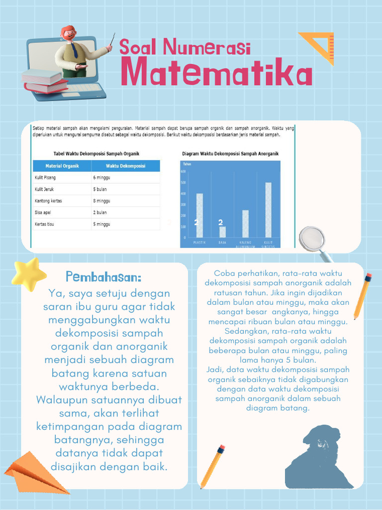Teorema Pythagoras Poster Matematika Biru Merah 3D Ilustratif | PDF