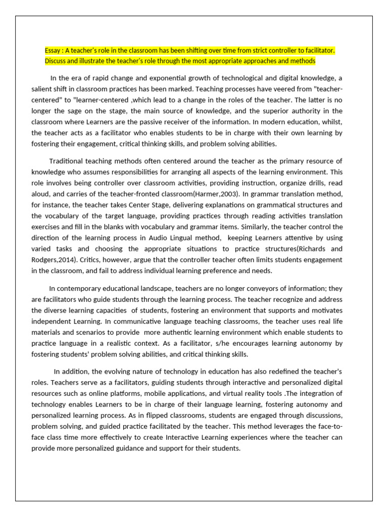 In The Era of Rapid Change and Exponential Growth of Technological and ...