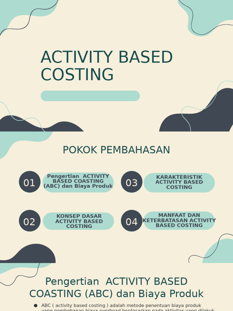 Penerapan Activity Based Costing | PDF