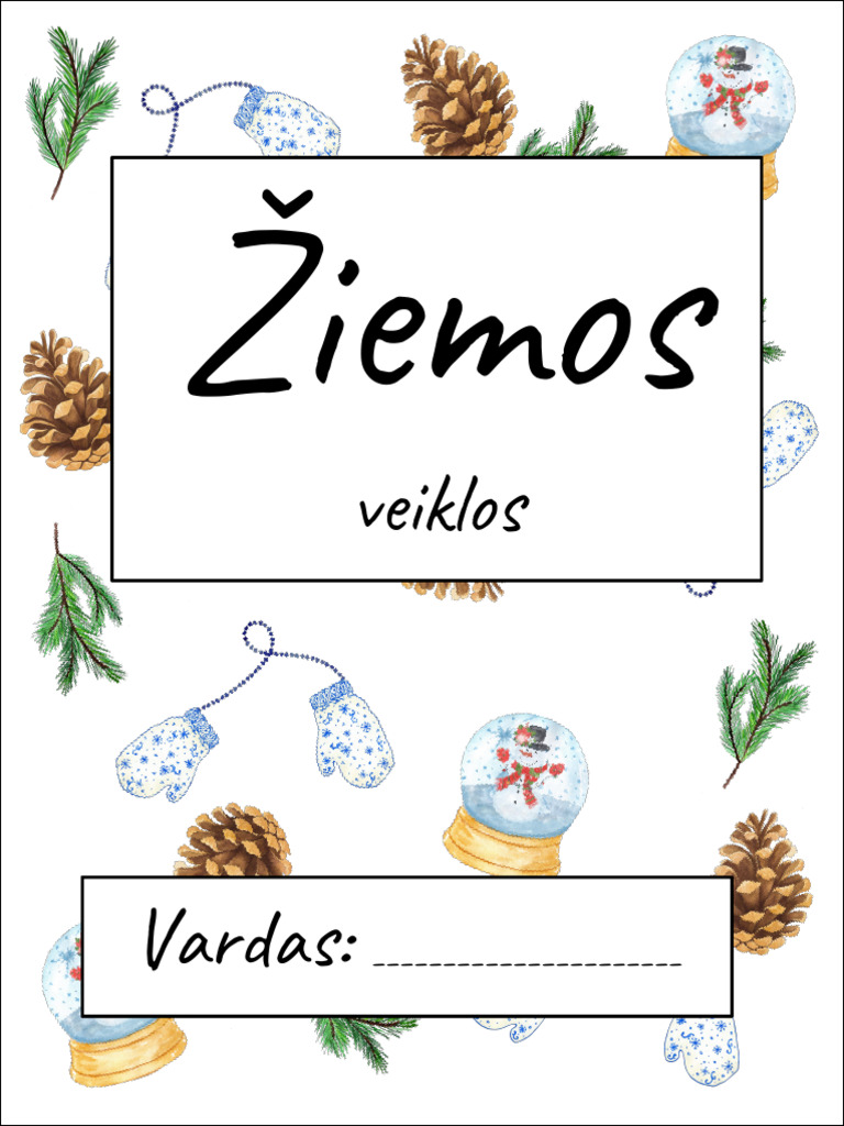 Winter Worksheet Bundle | PDF