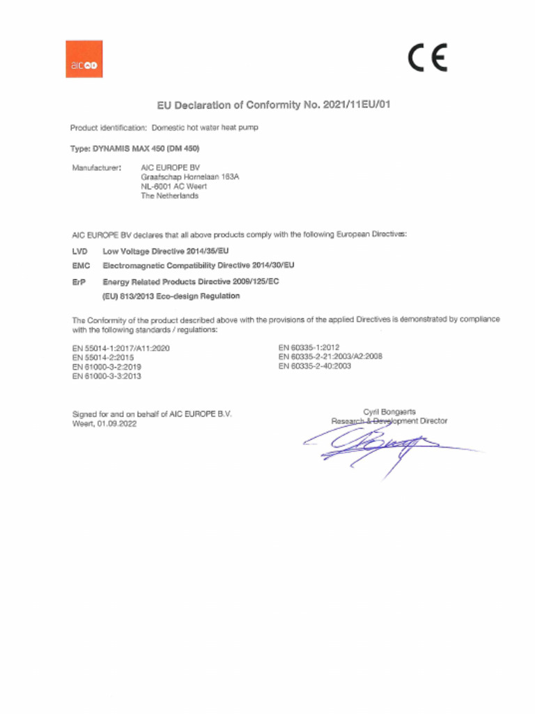 Certificaciones 11-Dynamis-Max-450 | PDF