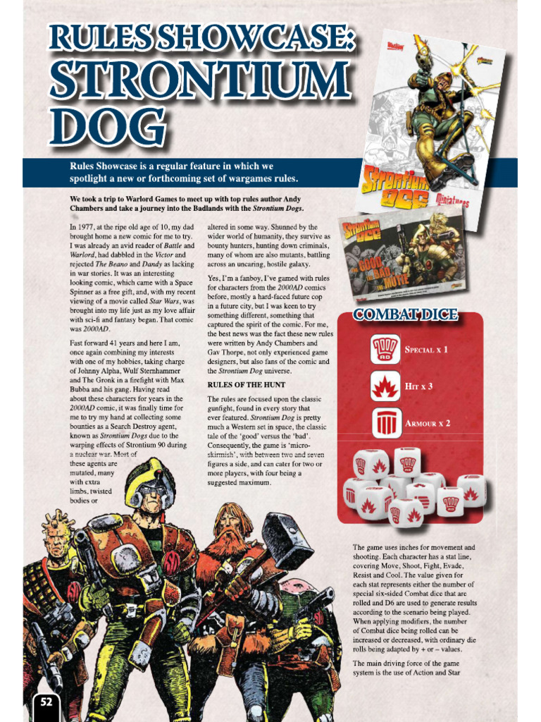 Designer Notes Strontium Dog | PDF