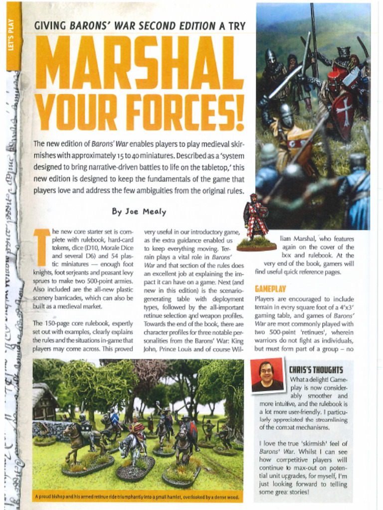 Barons War 2nd Edition Overview | PDF