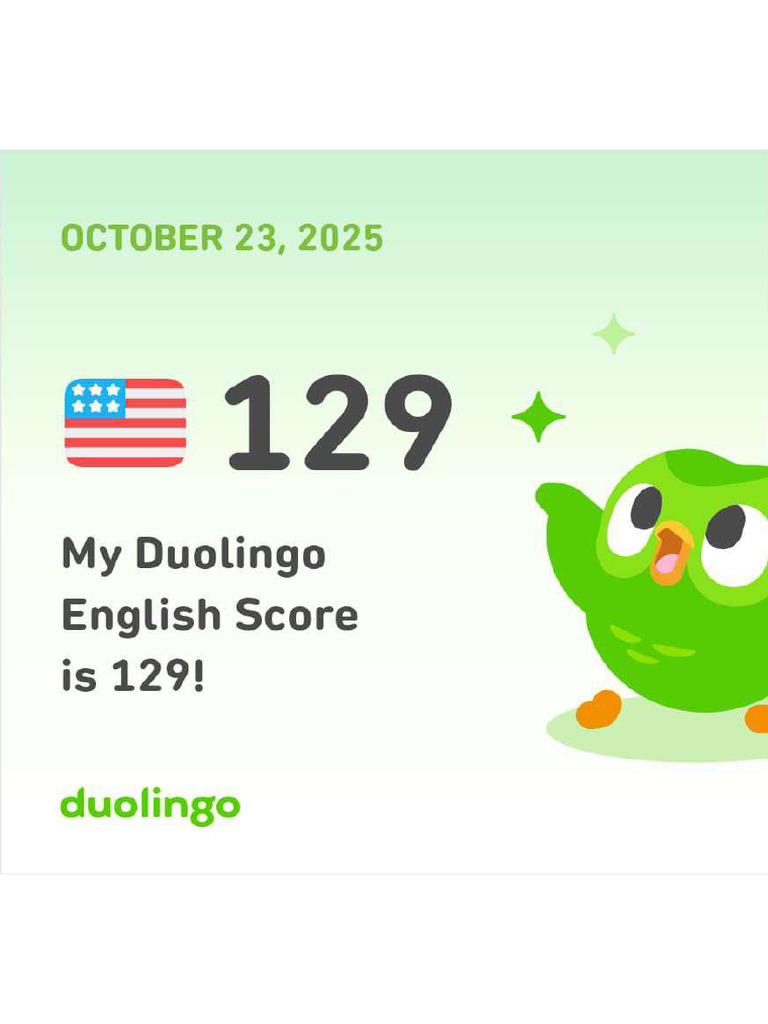 Duolingo English Score | PDF