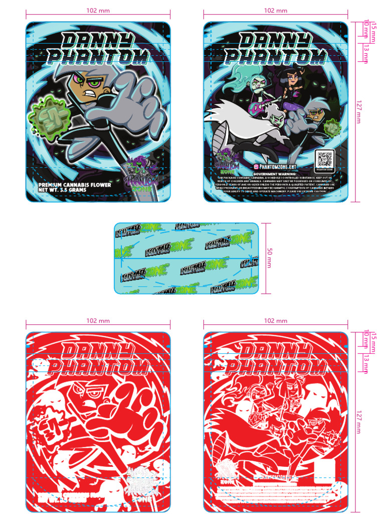 Phantom Zone-Inv7770-Danny Phantom Bag Design-Working File (1) - 1 | PDF
