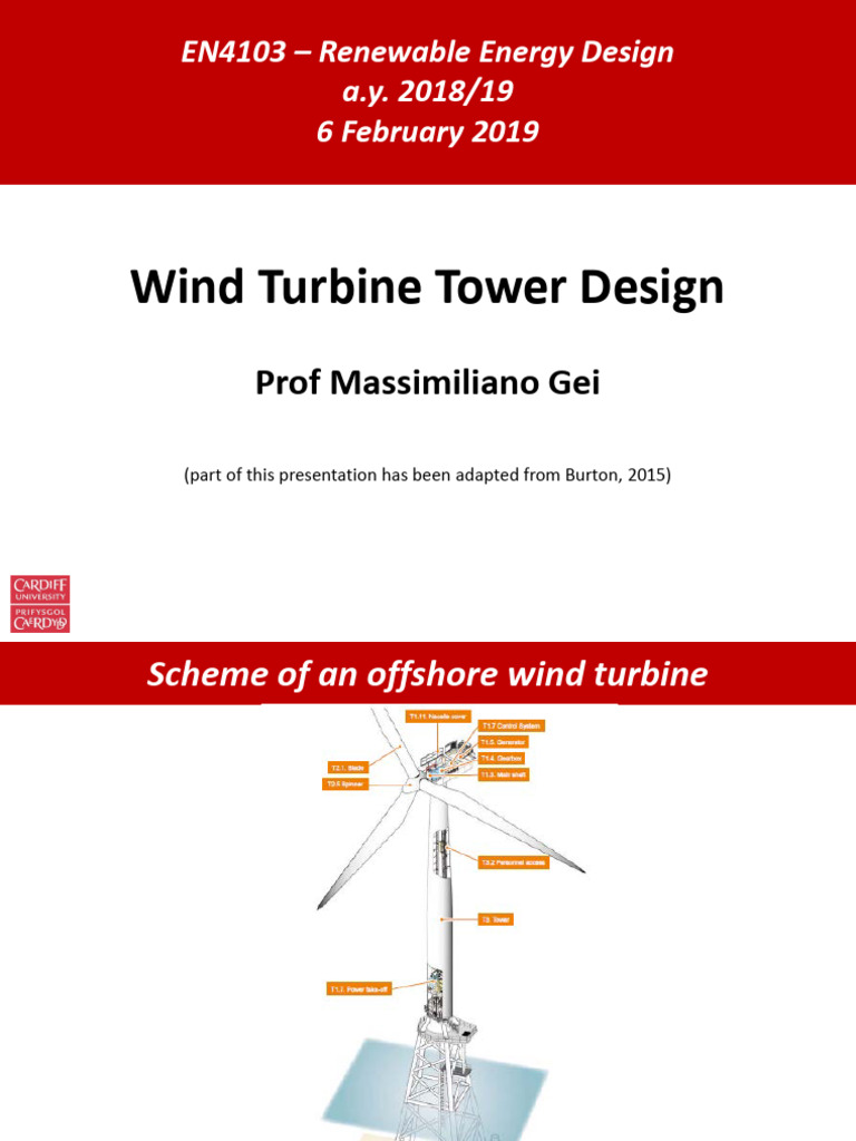 WTG Tower Design-MGei201819 | PDF | Buckling | Fatigue (Material)