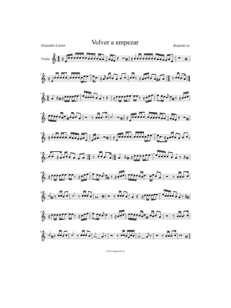 Partituras de Violin